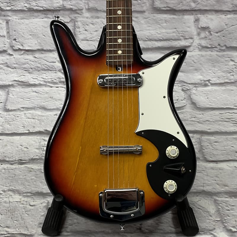 Vintage Del Rey E-110 MIJ Sunburst Electric Guitar | Reverb