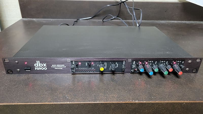 dbx FS900 with 905 EQ and 902 De-esser modules 1990's - Black | Reverb