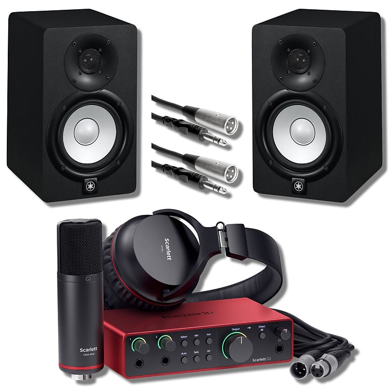 Focusrite Scarlett 2i2 Studio 4th Gen Recording Bundle with | Reverb