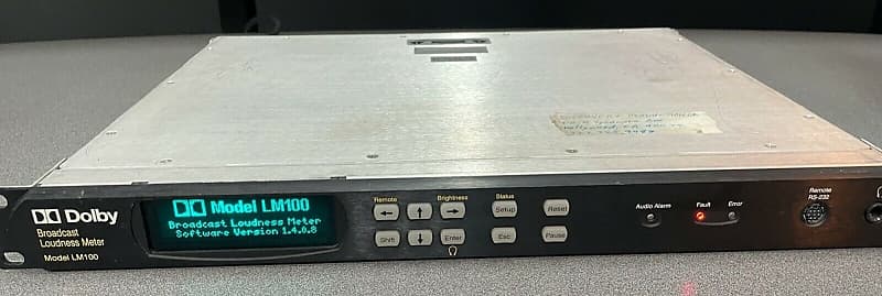 Dolby LM100 Broadcast Loudness Meter | Reverb