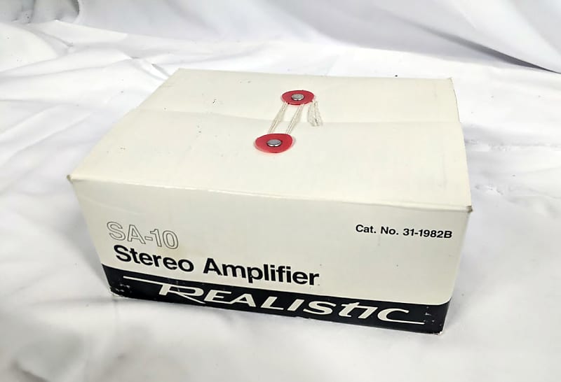 Realistic SA-10 Solid State Integrated Home Stereo Amplifier | Reverb