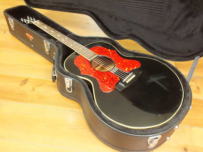 Epiphone J-180 Ebony with K&K Pickup System * Vintage | Reverb Ireland