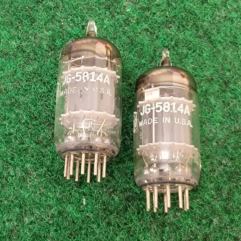 Lot Of 2 1959 G.E. PREMIUM JG-5814A 12AU7A Preamp Tubes | Reverb UK