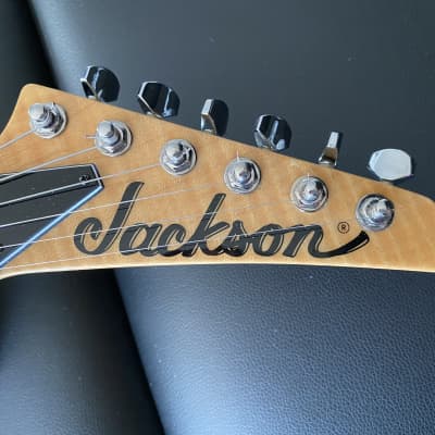 Jackson SL4 Neck thru through Soloist Natural Flame Top Japan | Reverb