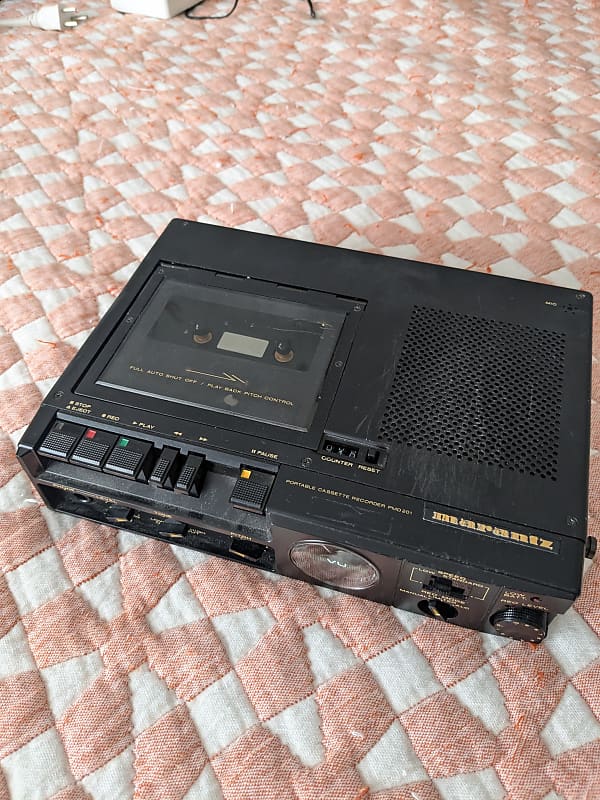 Marantz PMD-201 desktop cassette recorder player tape | Reverb