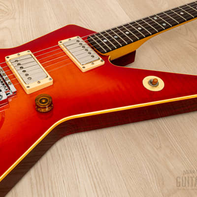 1982 Navigator by ESP Random Star RS-FM Flame Maple Top | Reverb