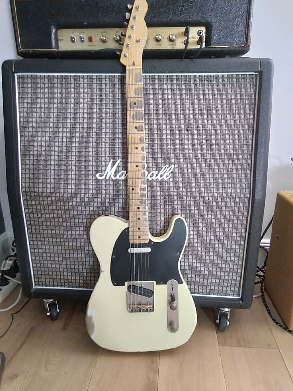 CSB Telecaster Blackguard 2020 - Butterscotch Heavy Relic | Reverb