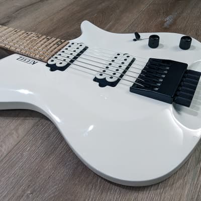 Kiesel Zeus 7 String Headless Electric Guitar, White, | Reverb