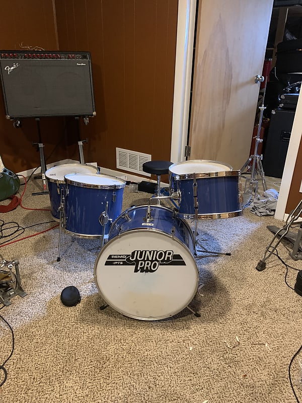 Remo Pts Junior Pro 1980s - Blue | Reverb