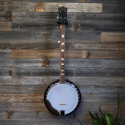 (14821) 1980s Conqueror Banjo w/Case | Reverb
