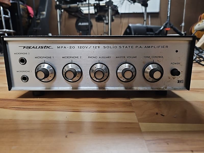 Realistic MPA-20 1980s - Black | Reverb