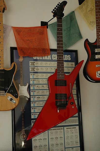 Kramer Condor 1980s Candy Apple Red | Reverb