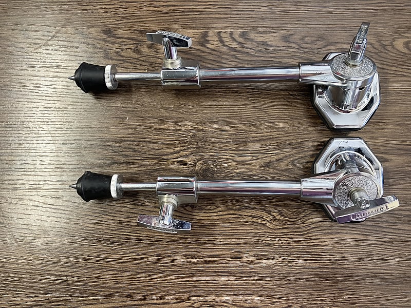 LUDWIG BASS DRUM SPURS VINTAGE 80’s ROCKER 2 | Reverb