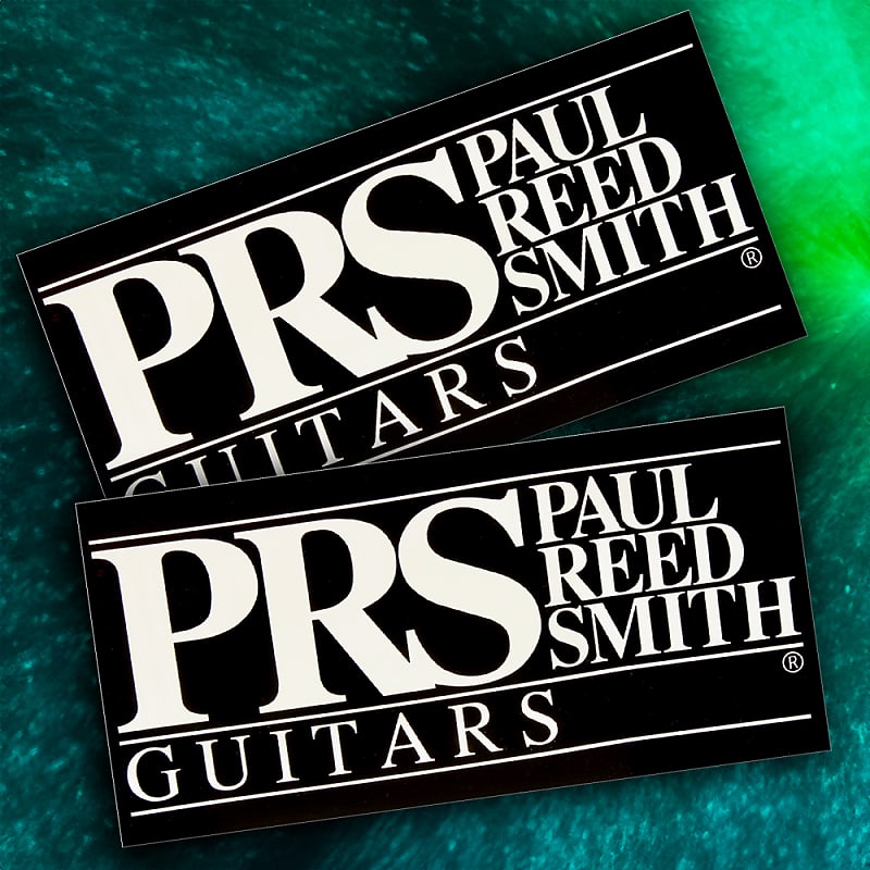 PRS PAUL REED SMITH LOGO STICKER (2 PACK) INSANELY RARE | Reverb