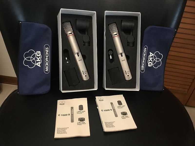 AKG C1000 S Small Diaphragm Multipattern Condenser Microphone | Reverb