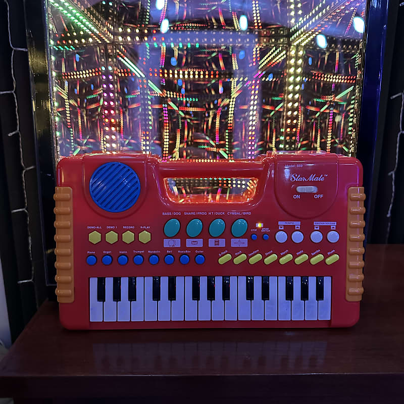 Star Mate Model 859 Vintage Toy Electronic Keyboard - Red | Reverb