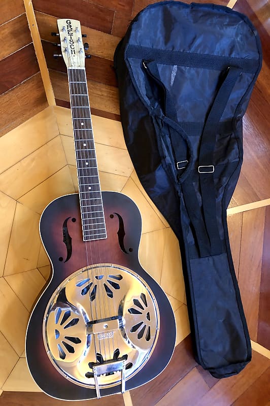 Gretsch G9220 Bobtail Round-neck Mahogany Body Ac/Elec. | Reverb