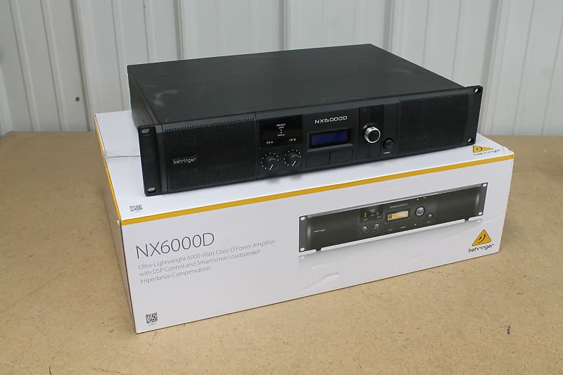 Behringer NX6000D Ultra-Lightweight 6000 Watt Class D Power | Reverb