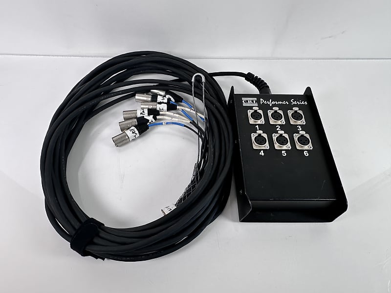 CBI Performer Series 6 Channel Pro Audio Snake 50ft | Reverb
