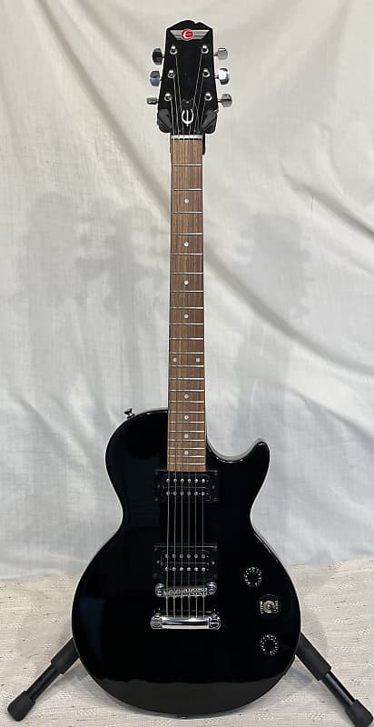 Epiphone Les Paul JR 1980 Electric Guitar Black #16616 | Reverb
