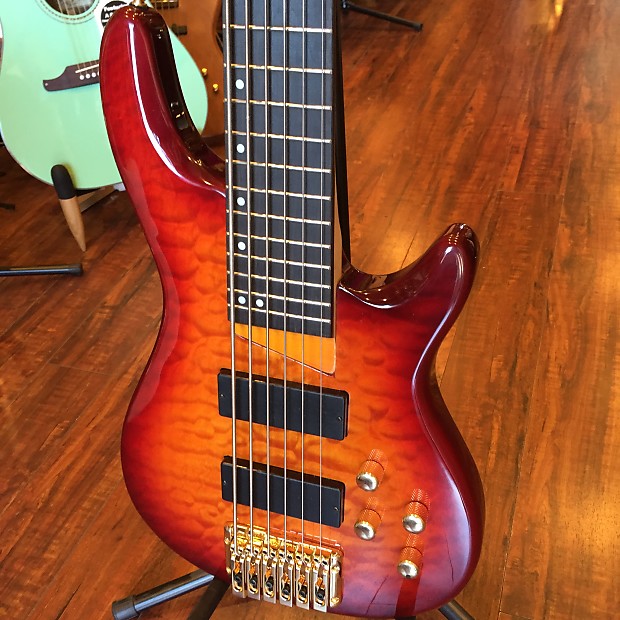 Wolf KTB-6 String Bass 2017 Red Burst | Reverb