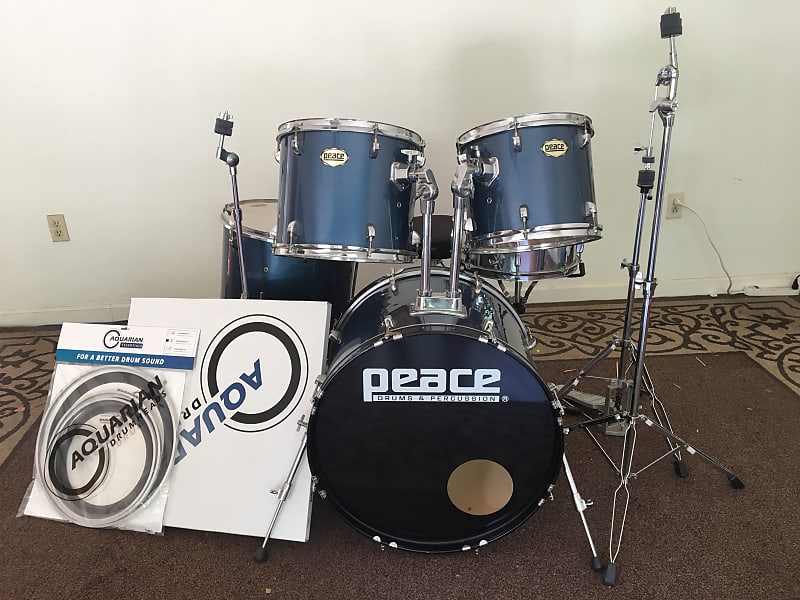 Peace Drums Drum Set 2000 Blue | Reverb