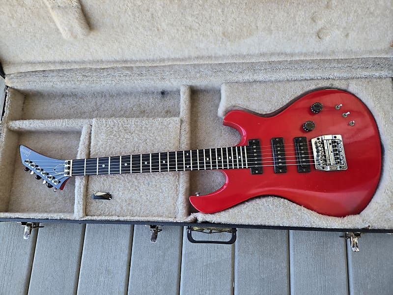 1985 Gibson Custom Shop Q-3000 Ferrari Red Q-300 w/ OHSC | Reverb