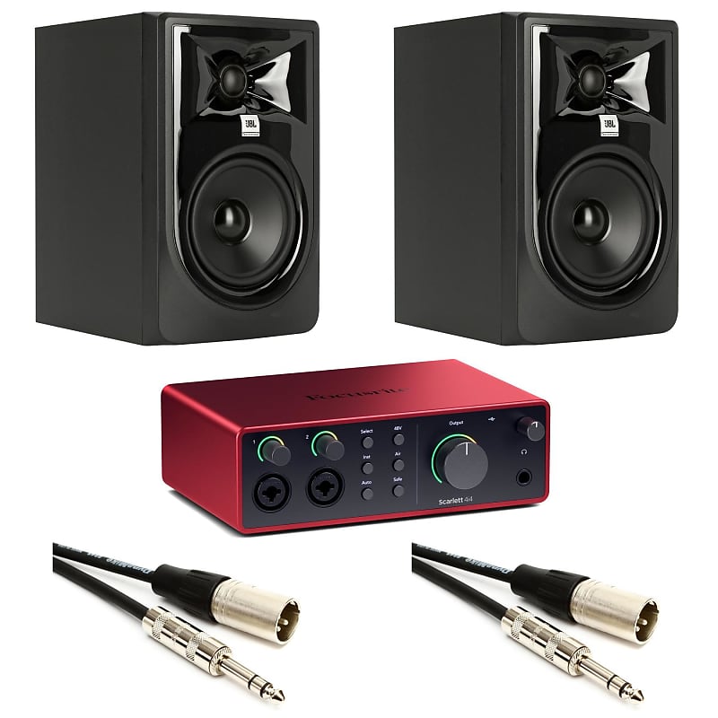 Focusrite Scarlett 4i4 4th Gen USB Audio Interface and JBL | Reverb