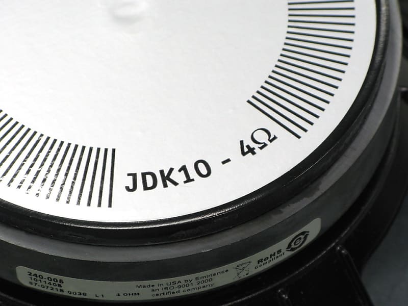 Aguilar JDK 10" Eminence Bass Speaker (4ohm) | Reverb