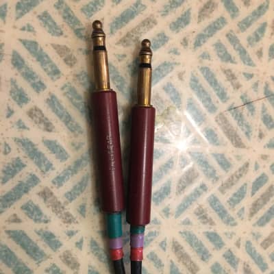 LOT #2 OF TWO ADC 1/4" LONGFRAME BANTAM MIL SPEC PATCH CABLES | Reverb