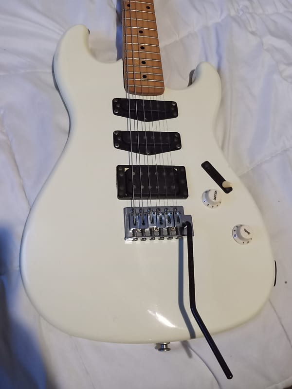 Kramer ZX30H Aero Star 1980s White Super Strat HSS | Reverb