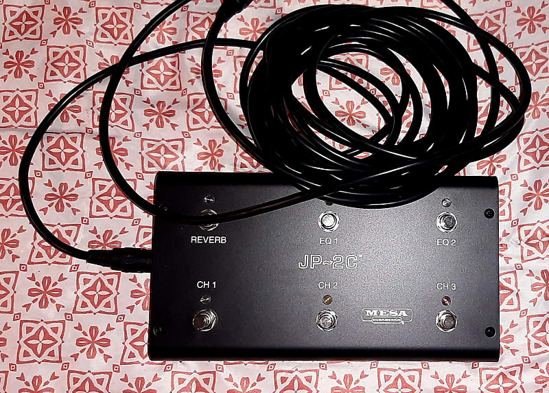 Mesa/Boogie JP-2C 6-Button Footswitch FC.JP2C and 7 Pin DIN | Reverb