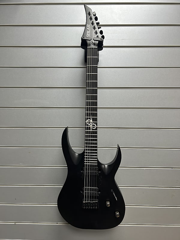 Solar Guitars A2.6 2020s - carbon black matte | Reverb UK