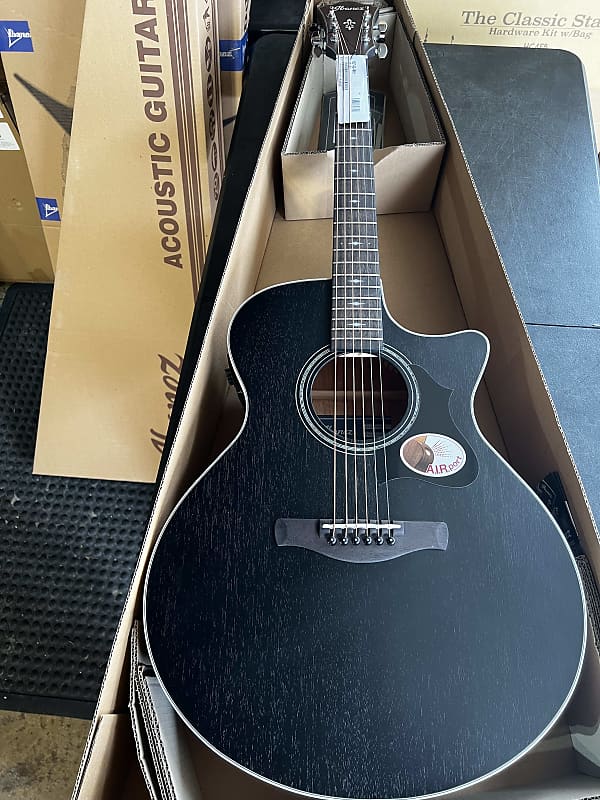 Mint Ibanez AE140-WKH 2024 - Present - Weathered Black Open | Reverb