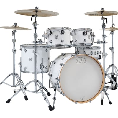 DW Design Series 4-Piece Shell Pack 2022 Satin Sage Metallic | Reverb