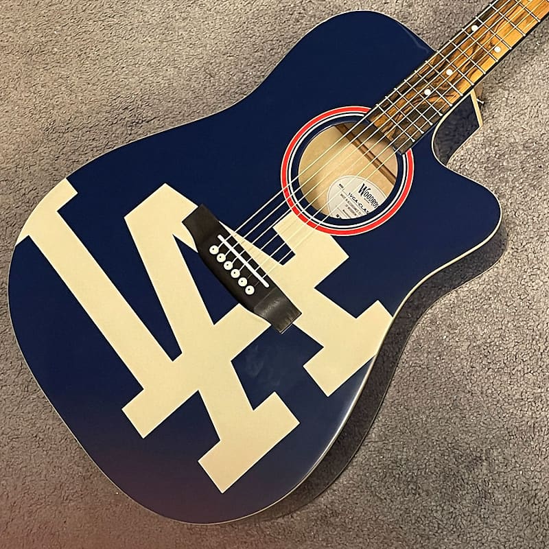 LA DODGERS Acoustic Guitar - MLB Baseball Los Angeles - | Reverb