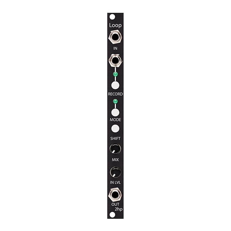 2hp Loop Eurorack Looping Audio Recorder Module (Black) | Reverb