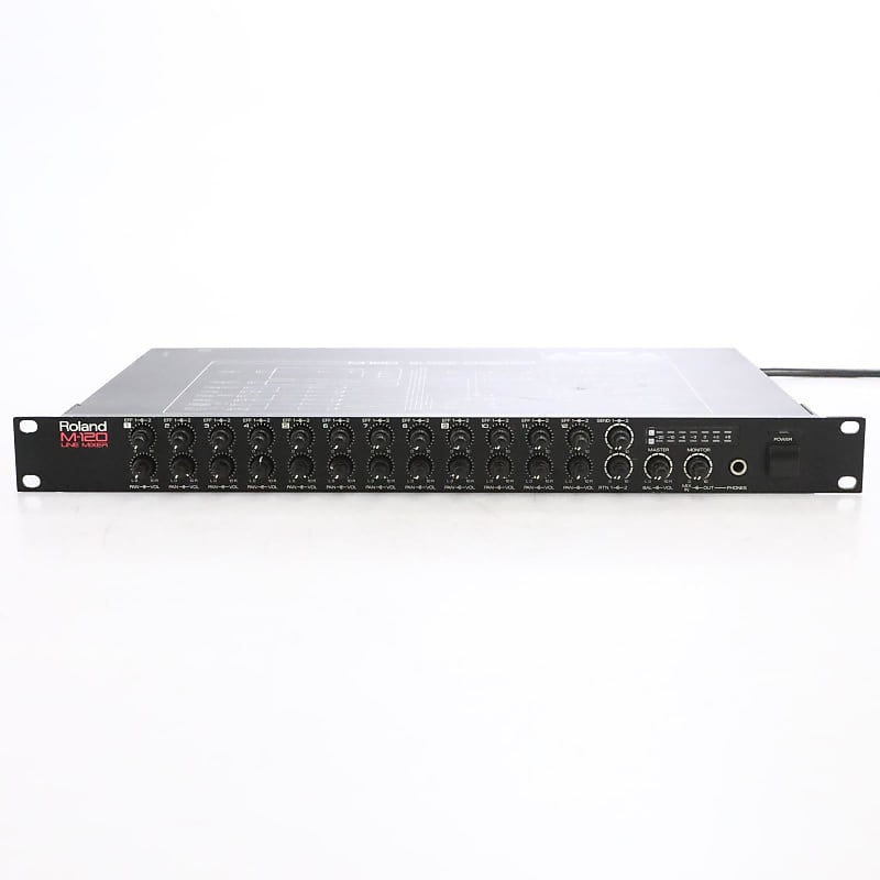 Roland M-120 12-Channel Line Rackmount Mixer #45637 | Reverb
