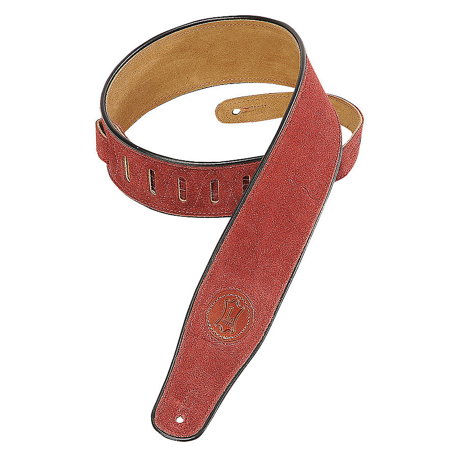 Levy's MSS3-BRG Hand Brushed Suede 2.5" Guitar Strap w/ | Reverb
