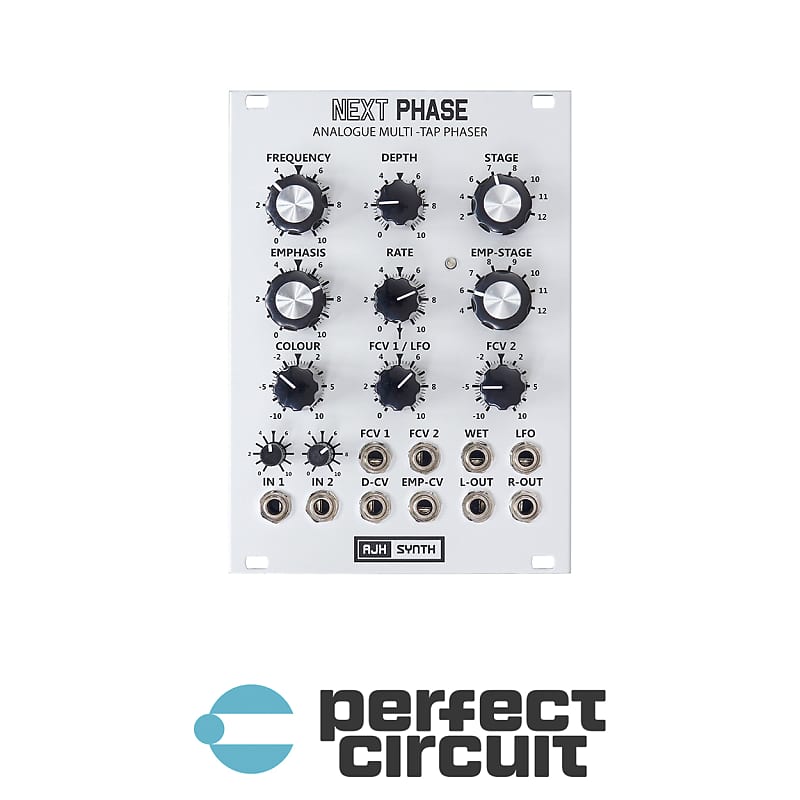 AJH Synth Next Phase Stereo Phaser (Silver) [DEMO] | Reverb