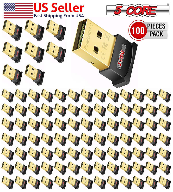 100 Pack Bluetooth 4.0 USB 2.0 CSR 4.0 Dongle Adapter for PC | Reverb