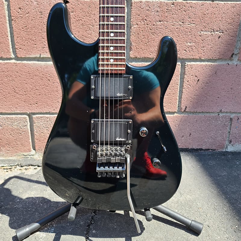 Charvel Model 3A 1986-ish Black W/ Orig Whammy & Case | Reverb