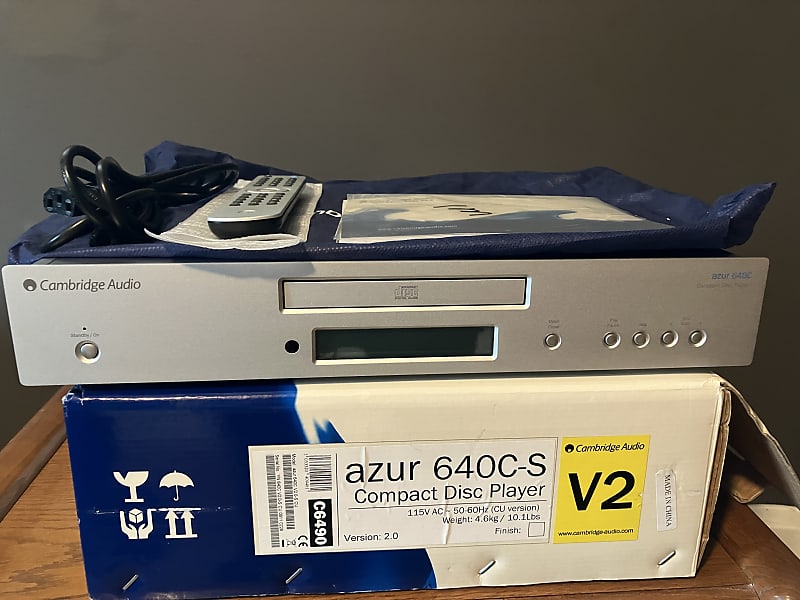 Cambridge Audio azur 640c V2 CD player - 2 x Wolfson 8740 | Reverb