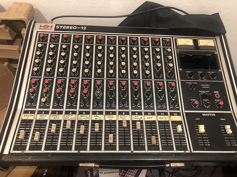 HH Electronics HH Stereo 12 1970s owned by Martin Hannett | Reverb