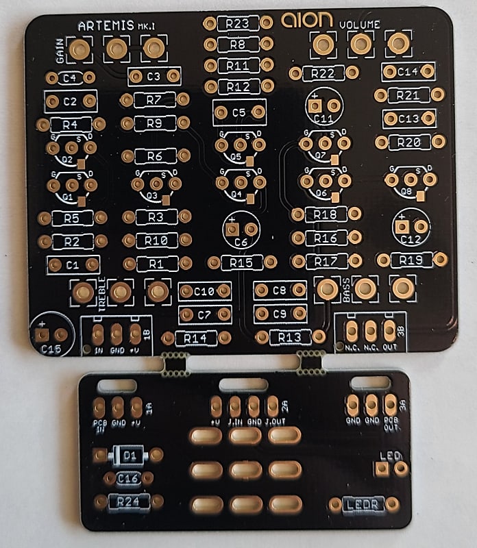 aion FX Artemis Mk. I Preamp Drive PCB | Reverb