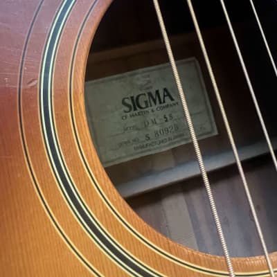 Sigma DM 5S 1970s *Headstock Repair* | Reverb