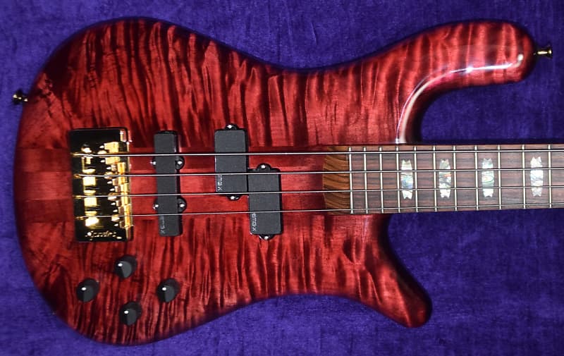 Spector USA NS-2, Black Cherry Gloss / Pau Ferro *On Order, | Reverb