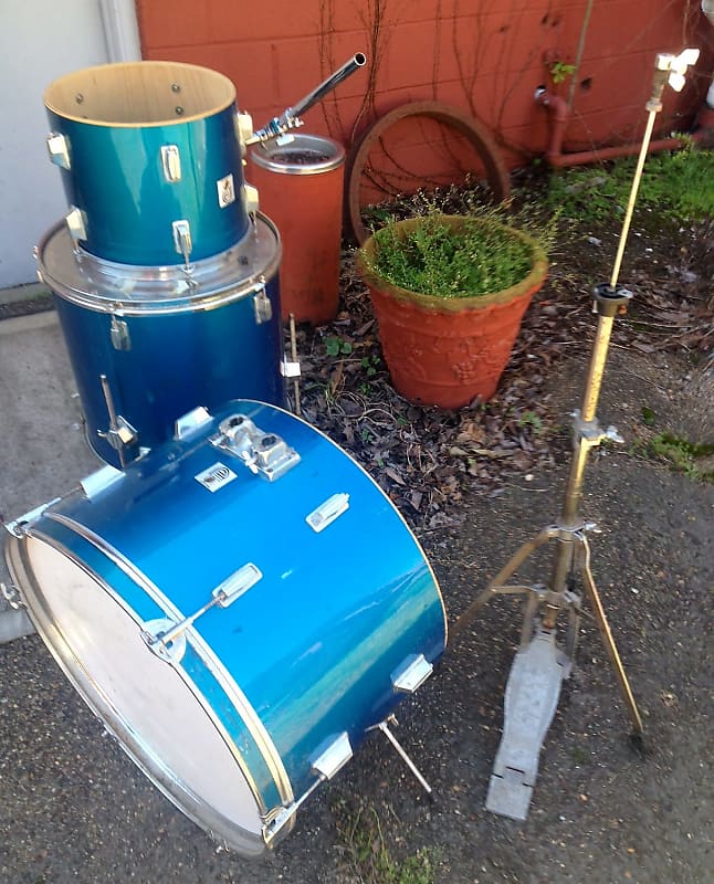 Percussion Plus Blue Drums kick floor & upper tom as is as | Reverb