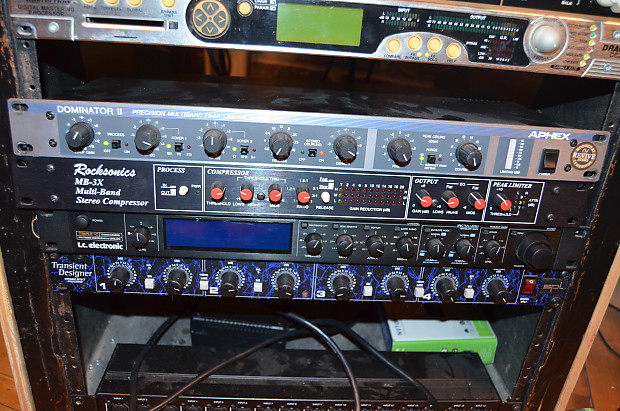 Aphex 720 Dominator multiband limiter compressor grey live | Reverb