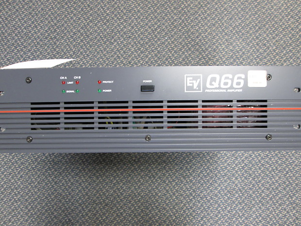Electro-Voice Q66 2-Channel Professional Power Amplifier | Reverb